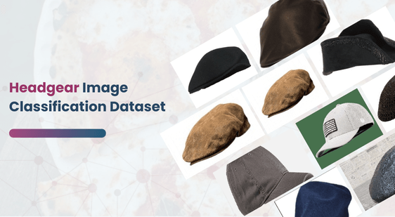 Headgear Image Classification Dataset: Hats, Caps, for AI Training